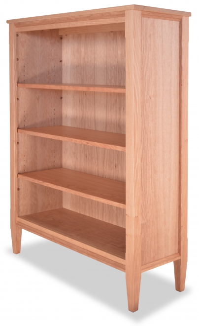 Shaker Bookcase 3-Cherry | Maple Corner Woodworks